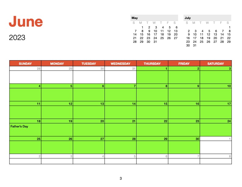 Availability Calendars